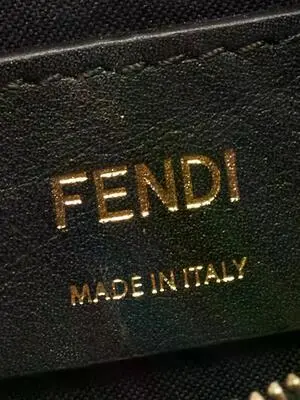 Fendi F Is Leather Clutch Bag