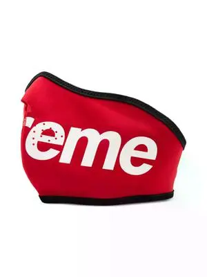 Supreme X Windstopper Logo-print Face Mask - Red
