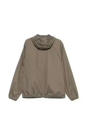 K-WAY Hooded Logo Patch Jacket