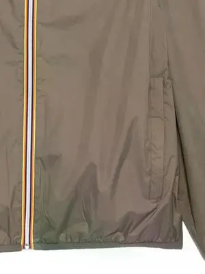K-WAY Hooded Logo Patch Jacket