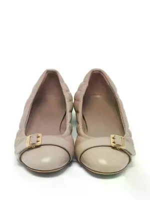 Burberry Quilted Buckle Ballet Flats