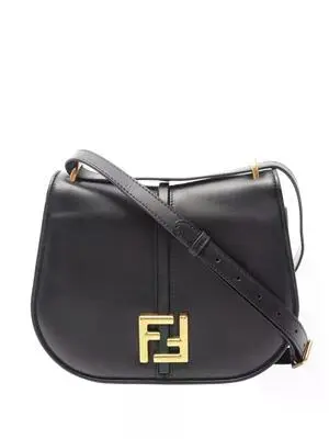 Fendi Medium Leather C'mon Bag - Black