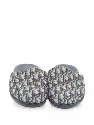 Dior Oblique Canvas Mules