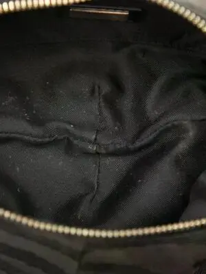 Fendi Zebra Print Canvas Hobo Bag