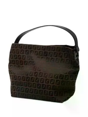 Fendi Zucchino Canvas Handbag