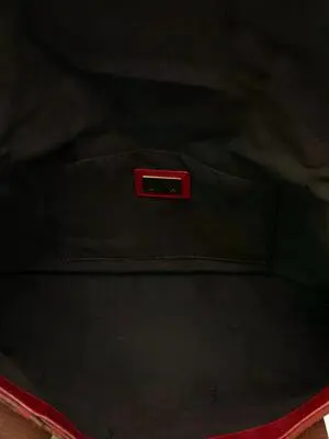 Fendi Zucca Canvas Crossword Handbag