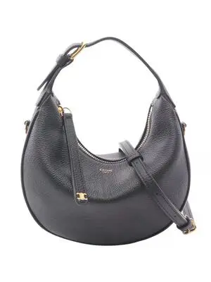 Celine Leather Satchel - Black