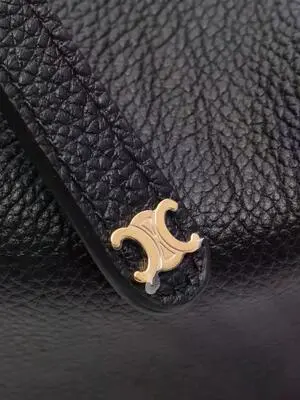 Celine Leather Satchel - Black