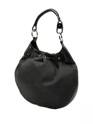Gucci Canvas Drawstring Hobo Bag