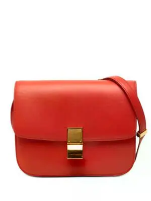 Celine Celine Medium Calfskin Classic Box Crossbody Bag Orange