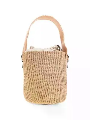 Chloé Small Horse Medal Bucket Bag - Neutrals