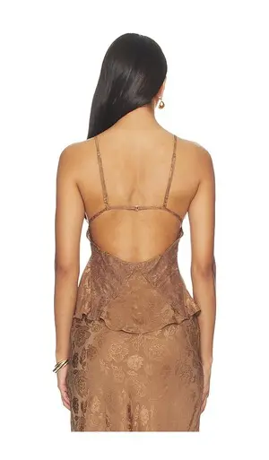 Ronny Kobo Danielle Jacquard Camisole Top