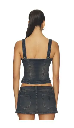 Abrand Denim Denim Bustier