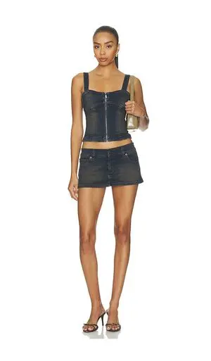 Abrand Denim Denim Bustier