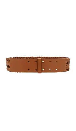 FAVORITE DAUGHTER The Woven Waist Belt - Tan