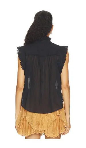 Isabel Marant Étoile Embroidered Trim Top