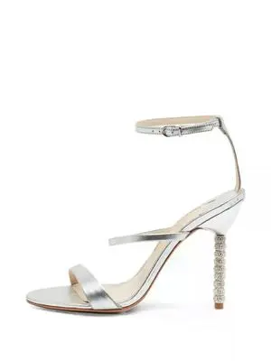 SOPHIA WEBSTER Rosalind Crystal-detail Sandals - Silver
