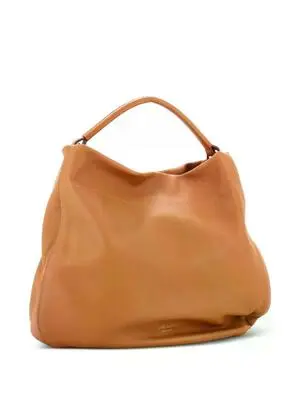 Prada Soft Grain Leather Large Hobo Bag