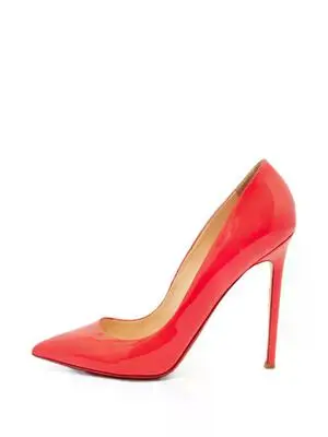 CHRISTIAN LOUBOUTIN So Kate Patent Leather Pumps - Red