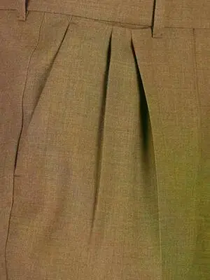 Prada Pleated Virgin-wool Trousers