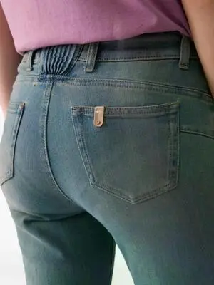 Liu Jo Bootcut Jeans With Stretch Waistband Detail - Blue