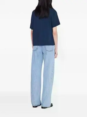 ANINE BING Cade T-shirt - Blue