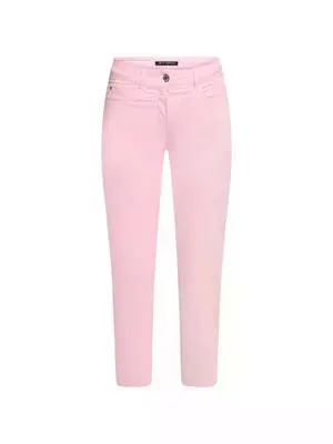 BETTY BARCLAY Cropped Slim-fit Trousers - Pink