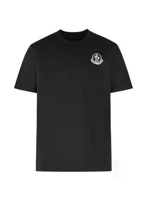 Moncler Logo-print Cotton T-shirt - Black