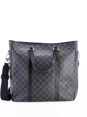 LOUIS VUITTON Tadao Damier Graphite Mm Tote Bag - Black
