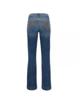 7 For All Mankind Embroidered Bootcut Jeans