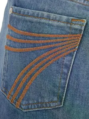 7 For All Mankind Embroidered Bootcut Jeans