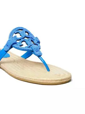 Tory Burch Miller Beaded Espadrille Sandals