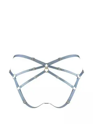 BORDELLE Pearl Open-back Briefs - Blue