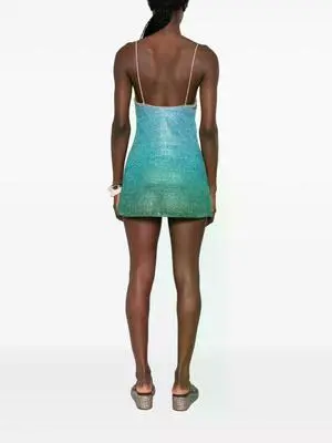 Oseree Lumière Lurex-knit Mini Dress