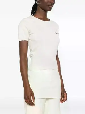 VIVIENNE WESTWOOD Orb-embroidered Short-sleeve Top