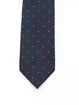TOM FORD Polka-dot Neck Tie - Blue