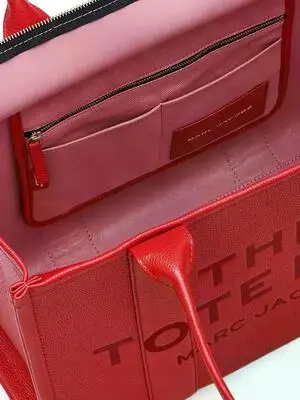 Marc Jacobs Leather Tote Bag - Red
