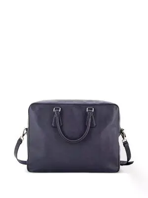 Prada Saffiano Leather Convertible Travel Briefcase