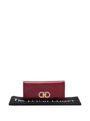 FERRAGAMO Double-gancio-plaque Continental Wallet