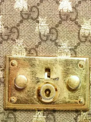 Gucci Padlock Shoulder Bag - Neutrals