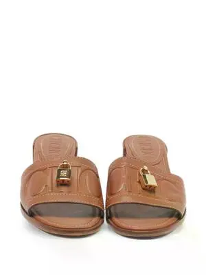 Carolina Herrera Magnolia Leather Heeled Sandals