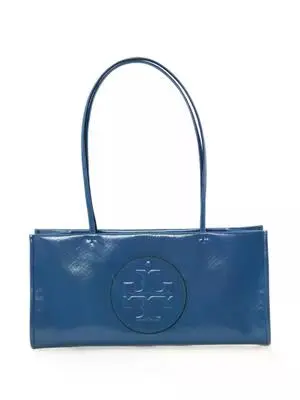 Tory Burch Ella Logo-patch Tote Bag - Blue