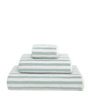 GRACCIOZA Cotton Douro Bath Towel - Blue
