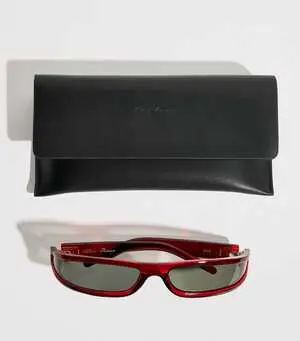 Rick Owens Fog Rectangular Sunglasses