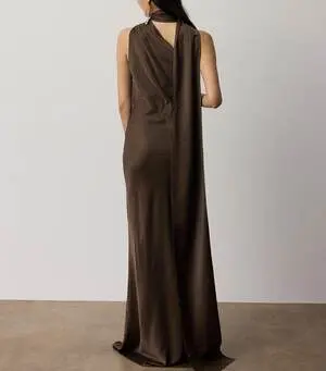 Ralph Lauren Silk Rynn Maxi Dress - Blue