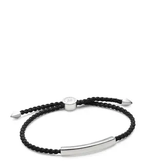 Monica Vinader Sterling Woven Friendship Bracelet - Silver
