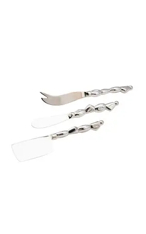 ESENCIAL HOGAR Exclusive La Isla Pebble Apertif Set - Silver