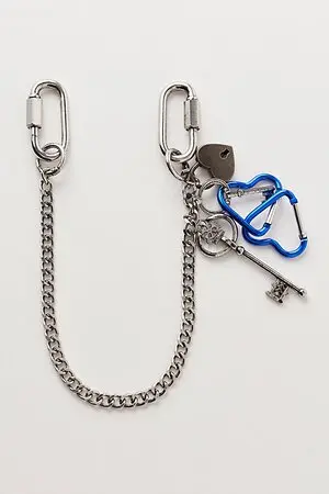 Free People Charmed Swag Bag Charm - Pewter