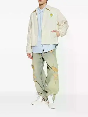 Kenzo Distressed Faded-effect Jeans
