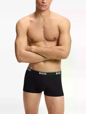 BOSS Logo-waistband Boxers - Black
